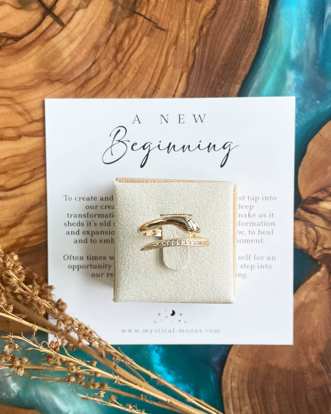 A New Beginning Ring – Sacred Flow Studios
